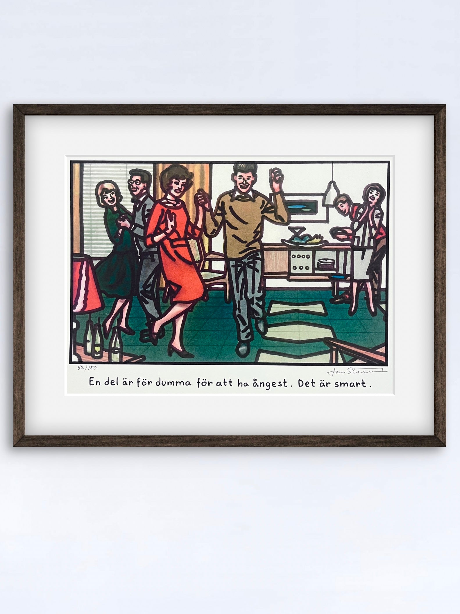 Jan Stenmark - Lycklig - Fine art print – Maria Vulfovitch Gallery